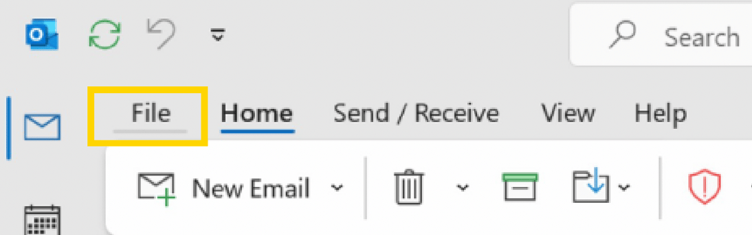 How to add a account to Outlook Classic