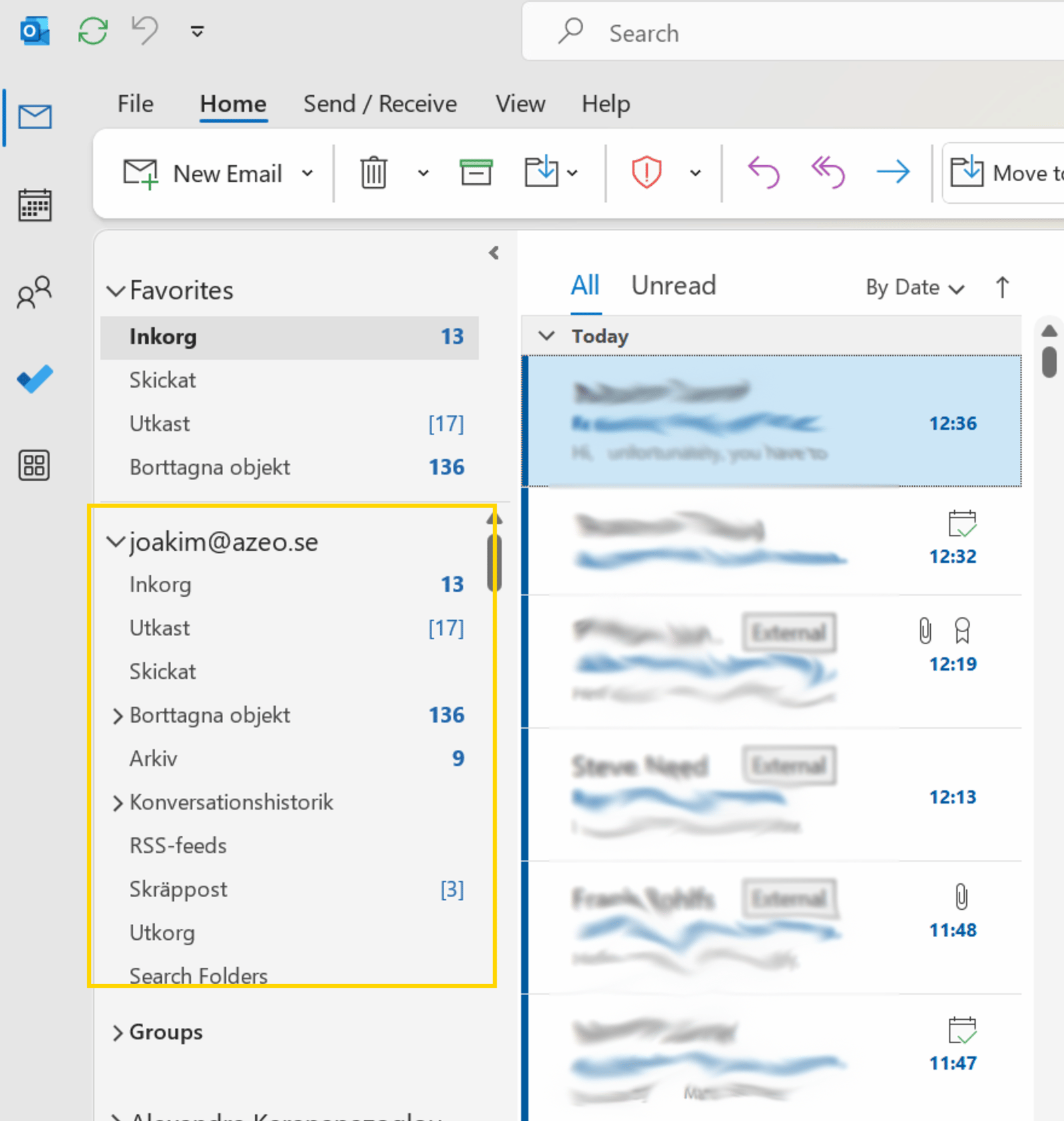 How to add a account to Outlook Classic