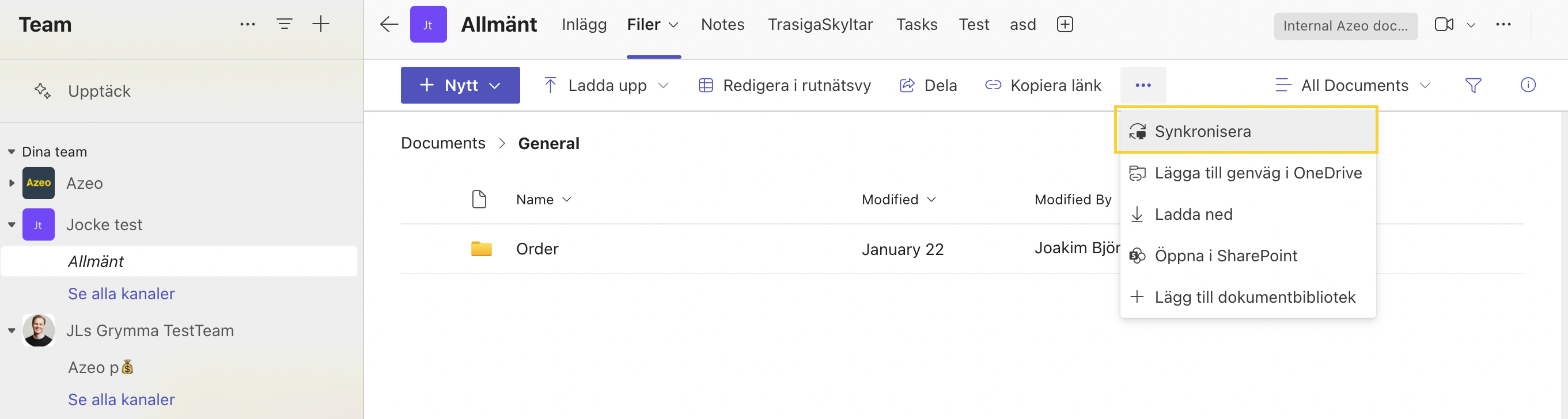 Sync files to Explorer/Finder