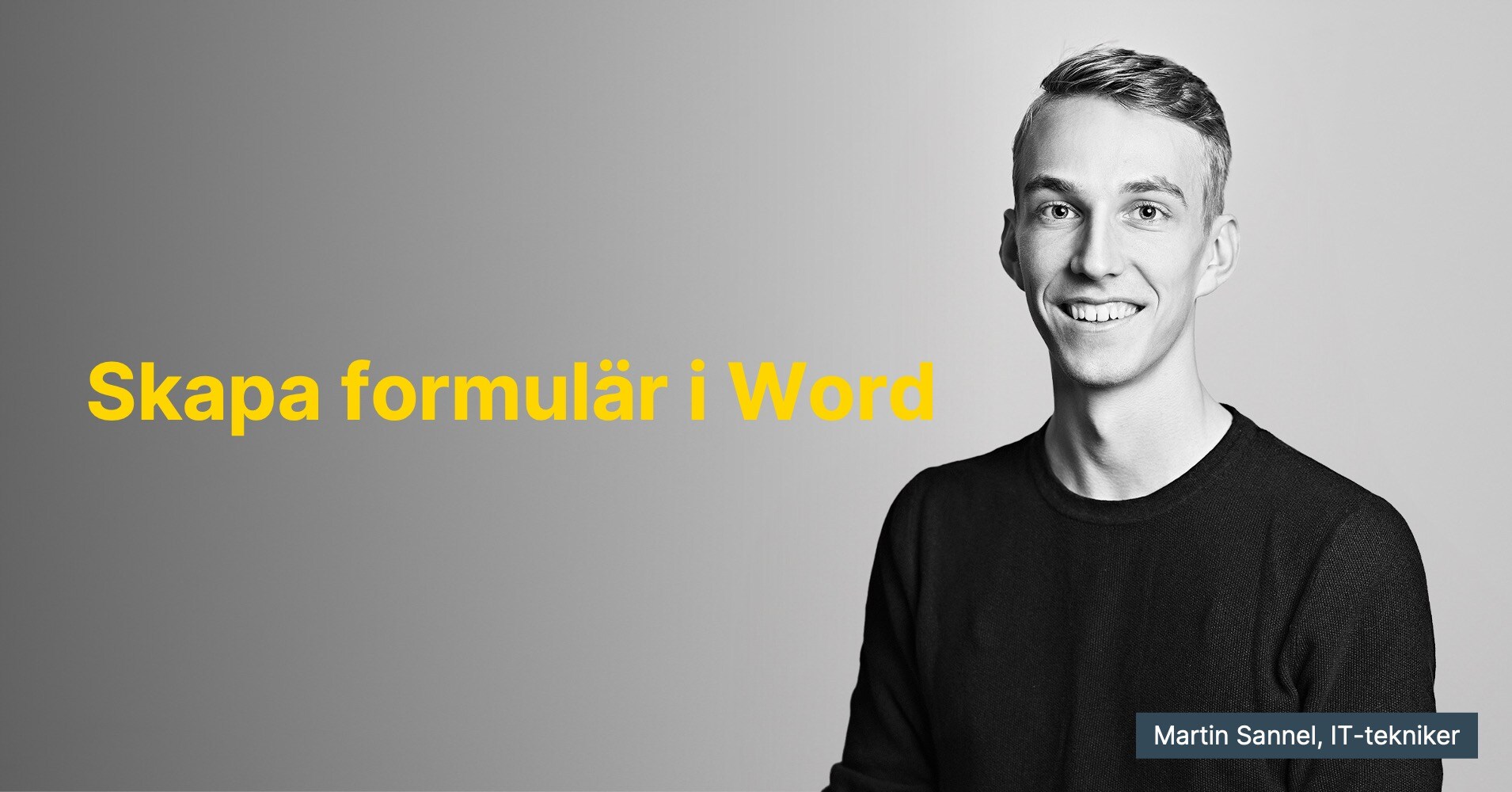 Skapa formulär i Word på Mac